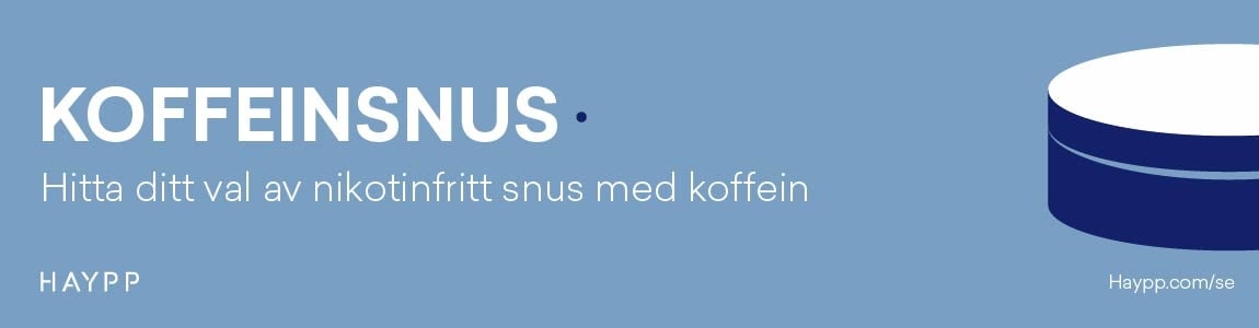 Koffein snus - Köp snus med koffein