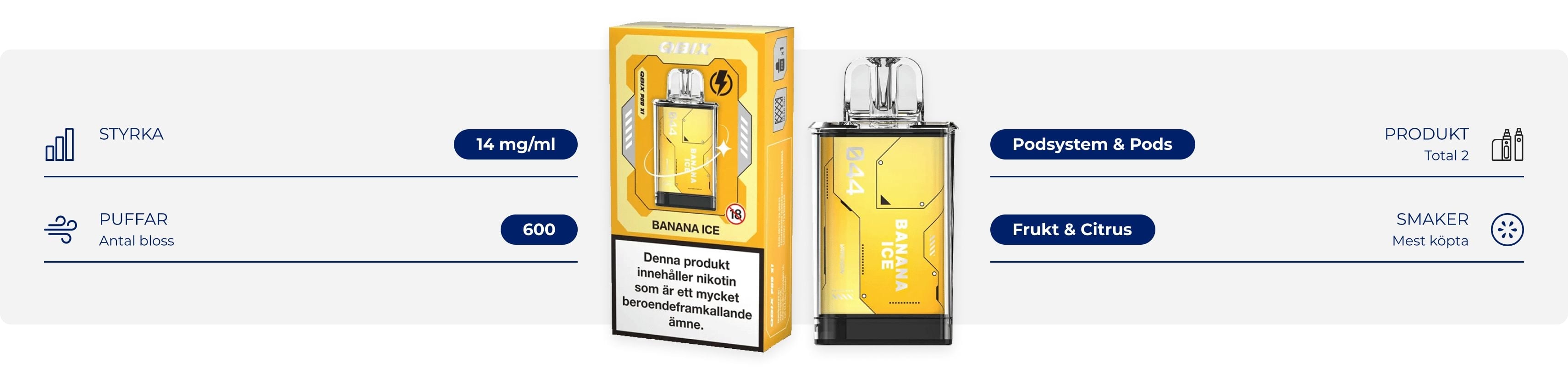 Köp QBIX vape från 42,89kr/st Fri frakt fr 149 kr