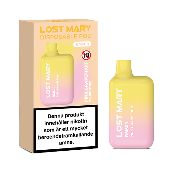 Lost Mary BM600S Pink Grapefruit - Köp från 45,90 st