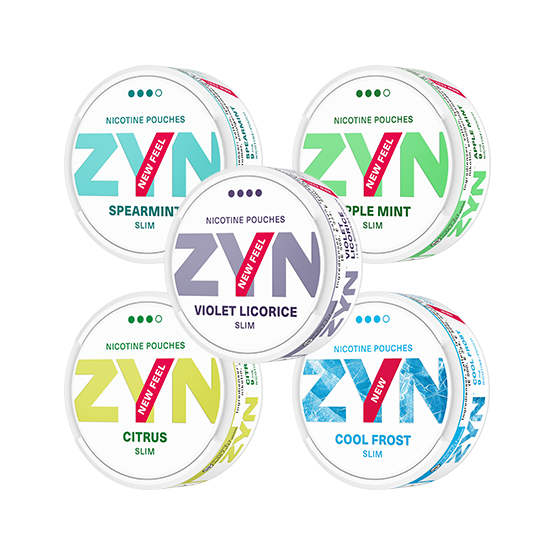 Köp Zyn Mixpack Strong 5-pack från 209,90kr/st