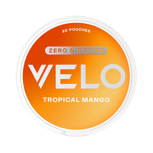 Köp Velo Tropical Mango Zero Nikotinfritt Snus från 36,99kr/st