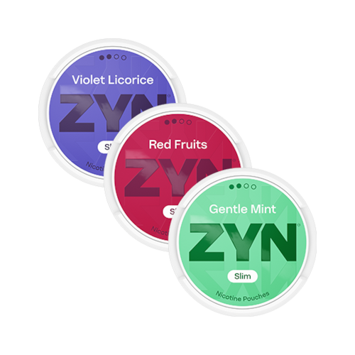 Köp ZYN Slim S2 Fruity and Minty 3p från 59,90kr/st