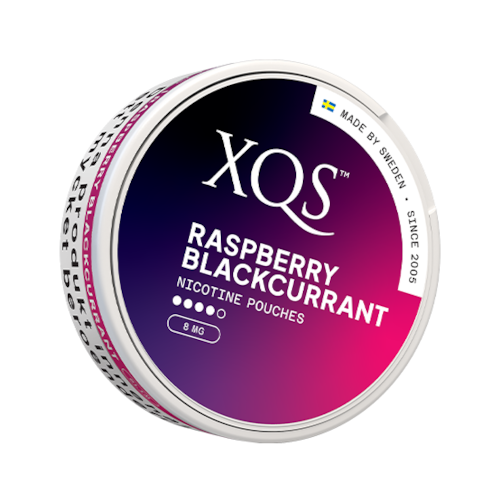 Köp XQS Raspberry Blackcurrant Slim Strong från 32,99kr/st