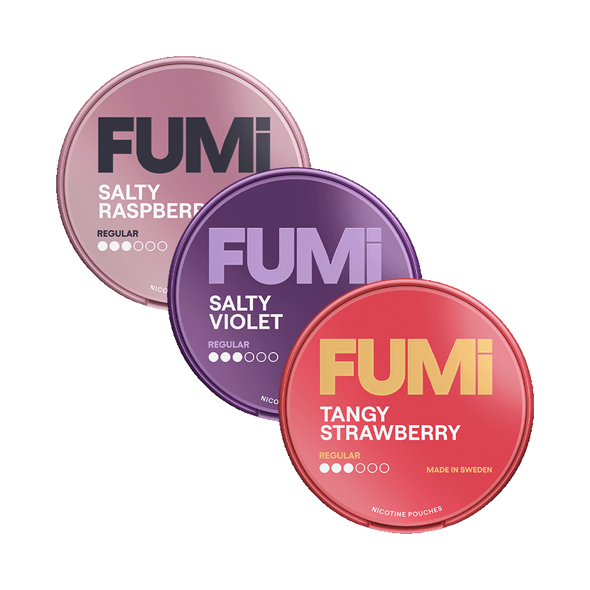 Köp FUMi 3-pack Regular Mixpack från 99,99kr/st