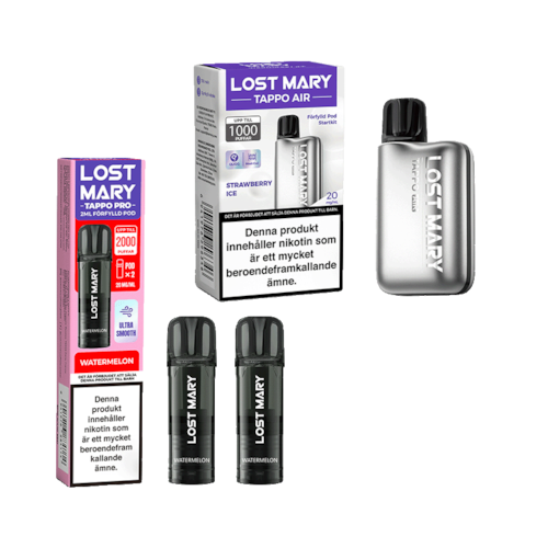 Köp Lost Mary Tappo Air Startkit + Watermelon Pods från 159,00kr/st